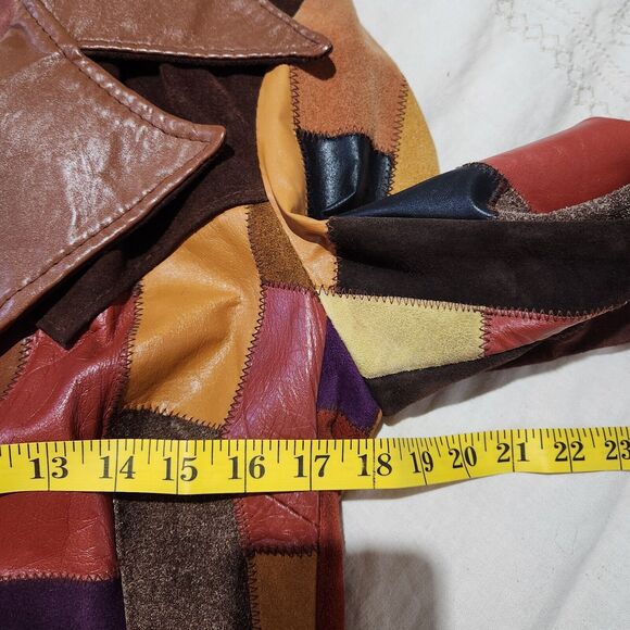 Patchwork | Jackets & Coats | Vintage Kantex Leather Patchwork Jacket ...